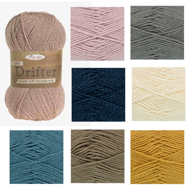 King Cole Subtle Drifter Chunky Yarn Knitting Crochet Wool 100g Ball