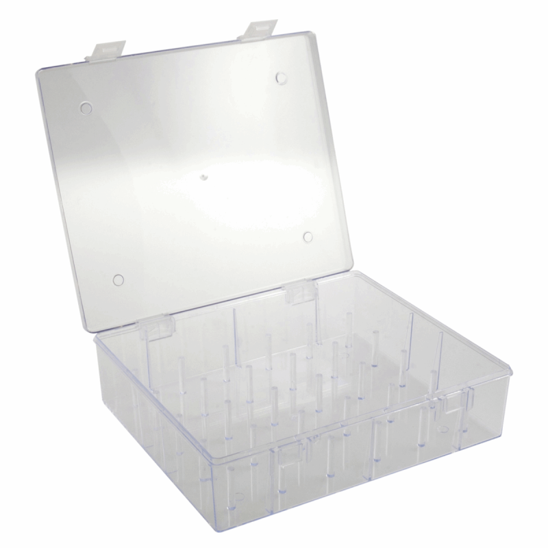 Hemline 30 Mini Cones Machine Embroidery Thread Box Organiser