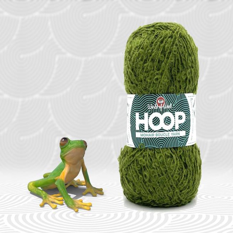 World Of Wool Hoop Mohair Boucle Yarn Knitting Knit Crochet Crafts 50g ...