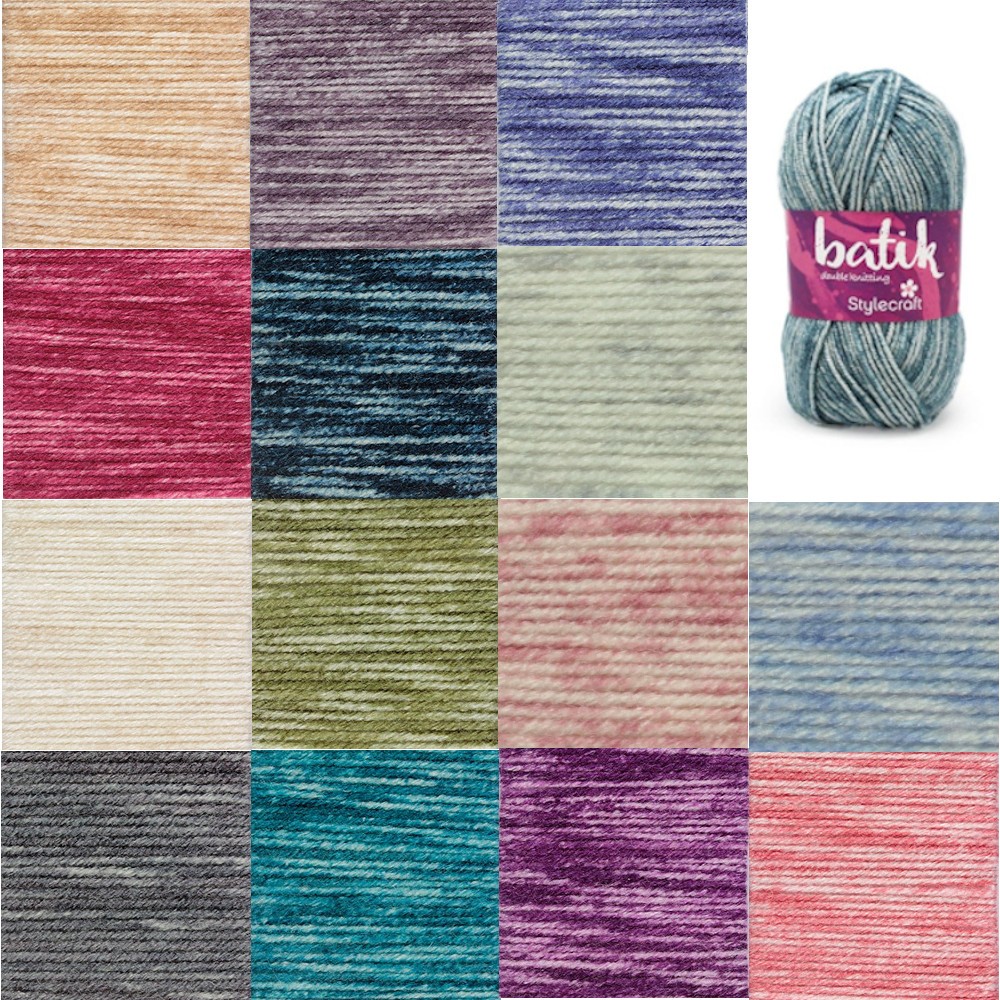 Stylecraft Batik Swirl DK Yarn 200g Ball Knitting 100% Acrylic