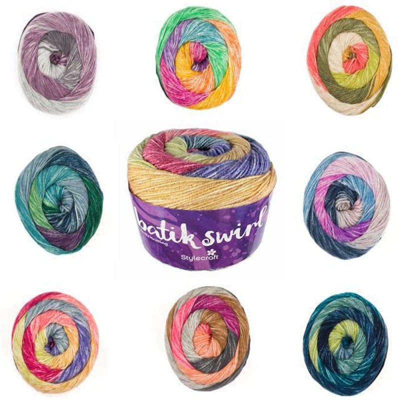 Stylecraft Batik Swirl DK Yarn 200g Ball Knitting 100% Acrylic