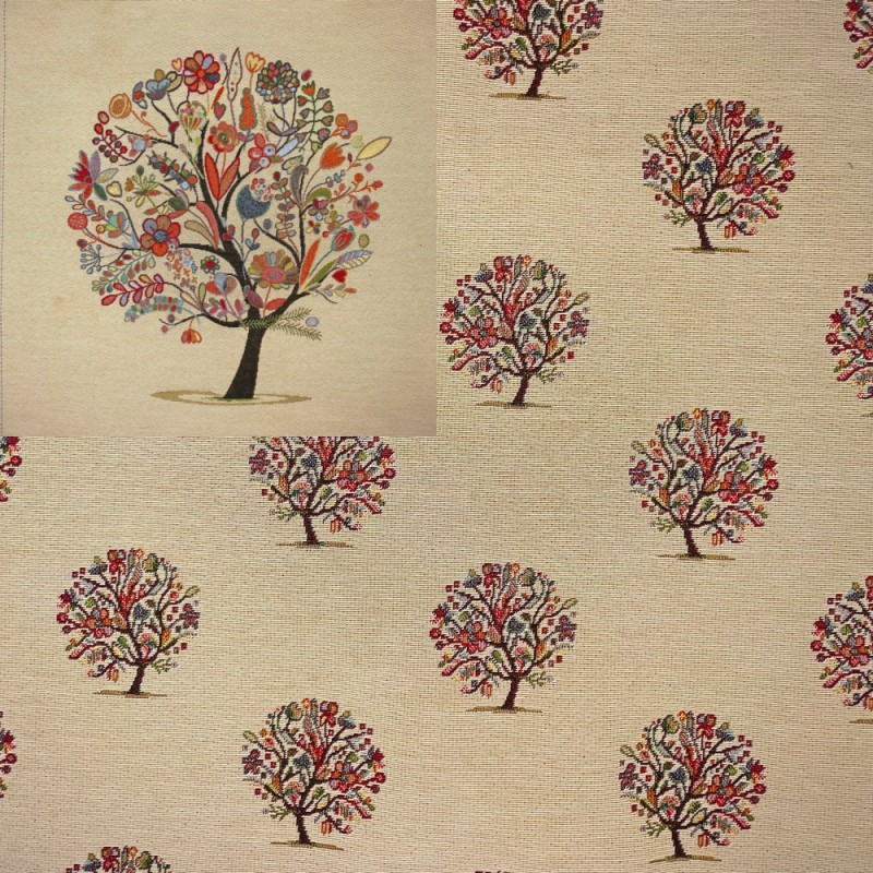 Tapestry Fabric Scion Tree or Panel Upholstery Furnishings Curtains ...