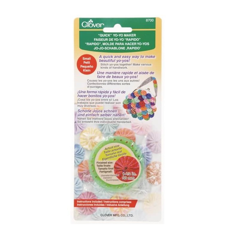 Clover Round Quick Yo Yo Maker Craft Tool
