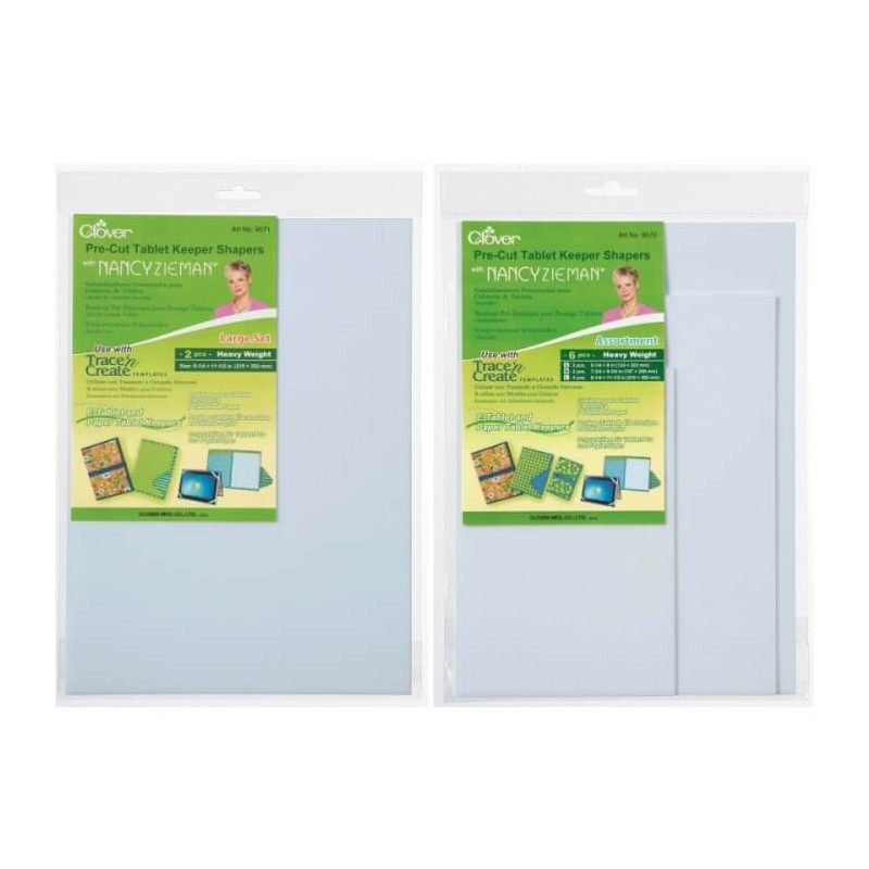 Clover Tablet Keepers Shapers - Large Set & Assorted Set Craft Tool