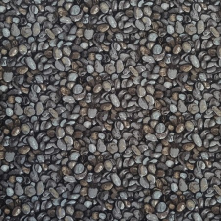100% Cotton Fabric Nutex Pebbles Stones Landscapes