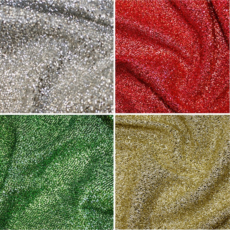 Carnival Tinsel Fabric Christmas Xmas Festive Shimmer Metallic 147cm Wide