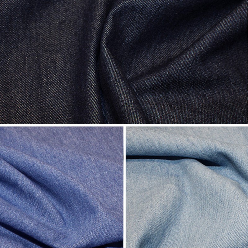 Washed 8oz Denim Fabric – Soft, Durable & Easy to Sew | 145cm Wide