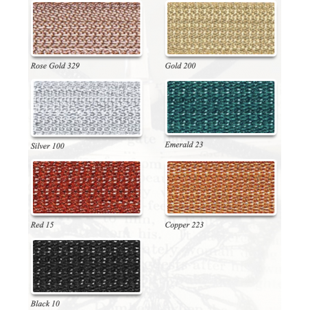 Berisfords 10mm Textured Metallic Ribbon Polyester Craft