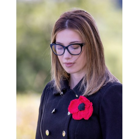 Knitting Pattern James C Brett JB836 Poppy Remembrance Top Value DK Pattern