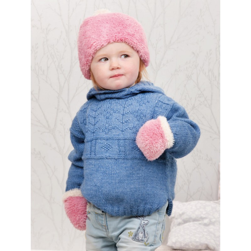 Wendy Wools Knitting Pattern P1300 Hat and Mittens in Peter Pan ...