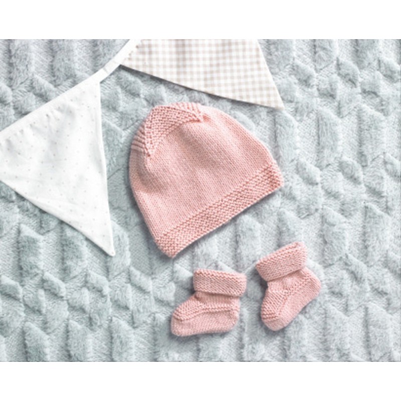 Wendy Wools Knitting Pattern PP005 Baby Cardigan and Hat Knitted in ...