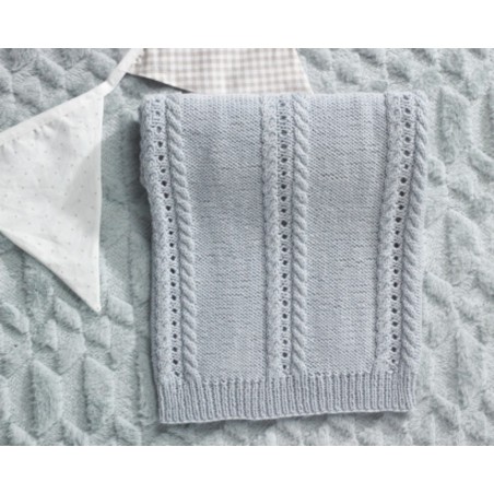 Wendy Wools Knitting Pattern PP010 Baby Cardigan Hat & Blanket in Peter ...