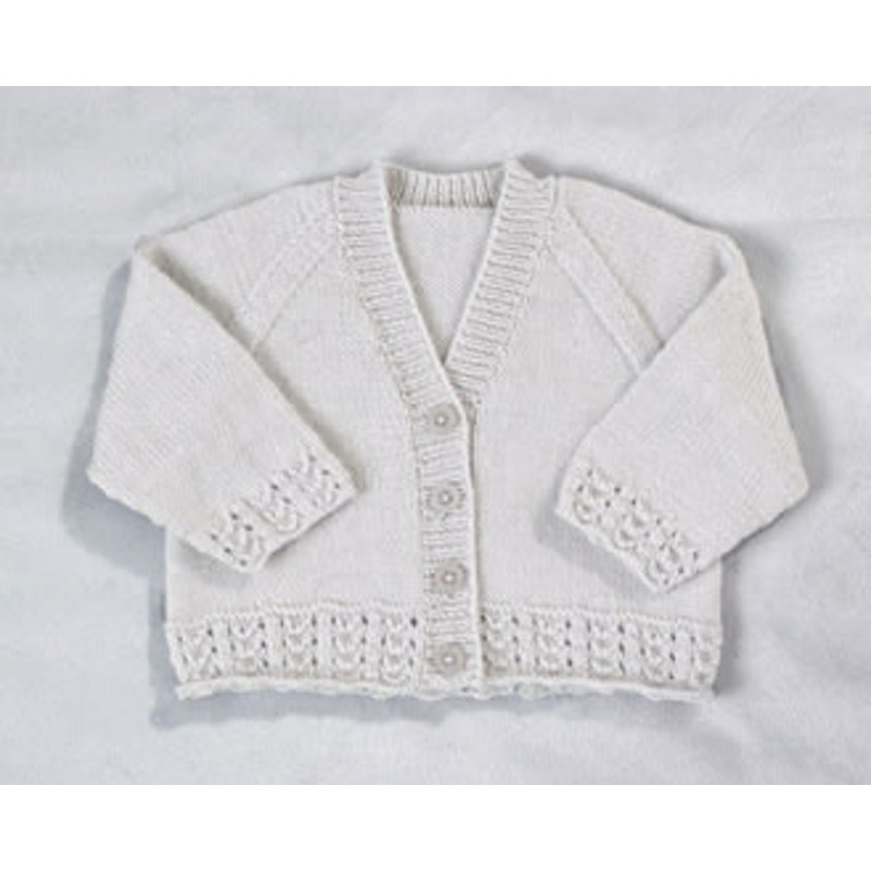 Wendy Wools Knitting Pattern PP035 Baby Cardigan & Blanket in Peter Pan ...
