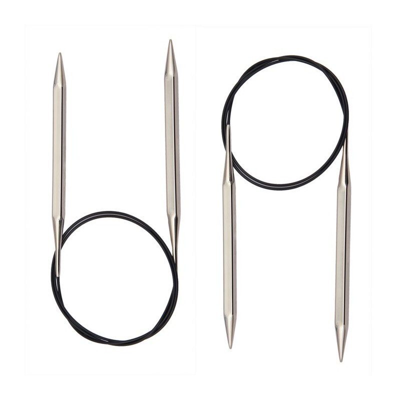 120cm Knitpro Cubics Fixed Circular Knitting Needles 3mm - 8mm