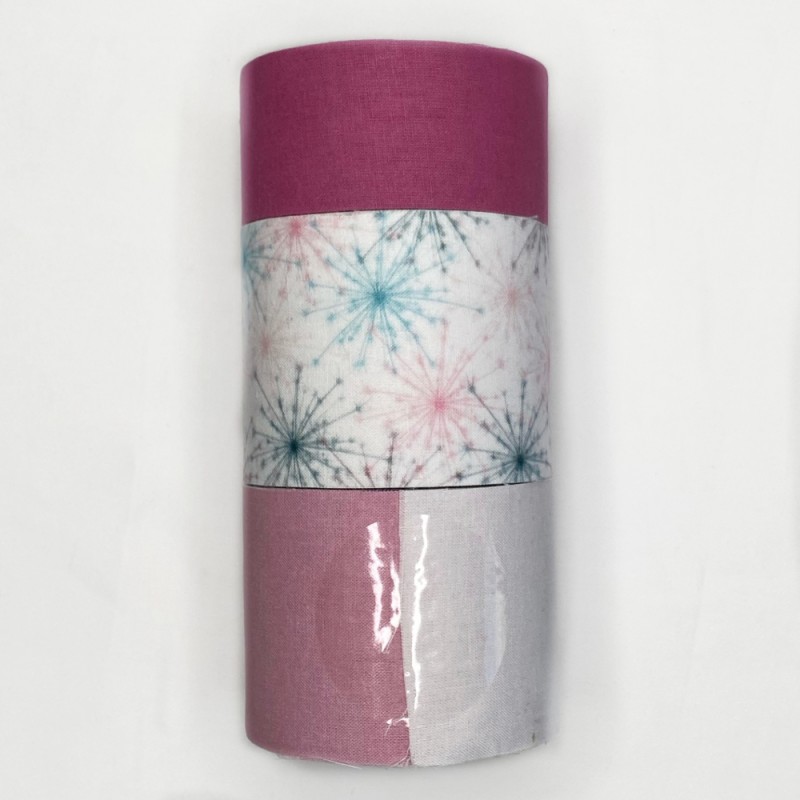 Nutex 100% Cotton Quilt Topper Kits Sophia Jelly Rolls Fabric 12m Reels