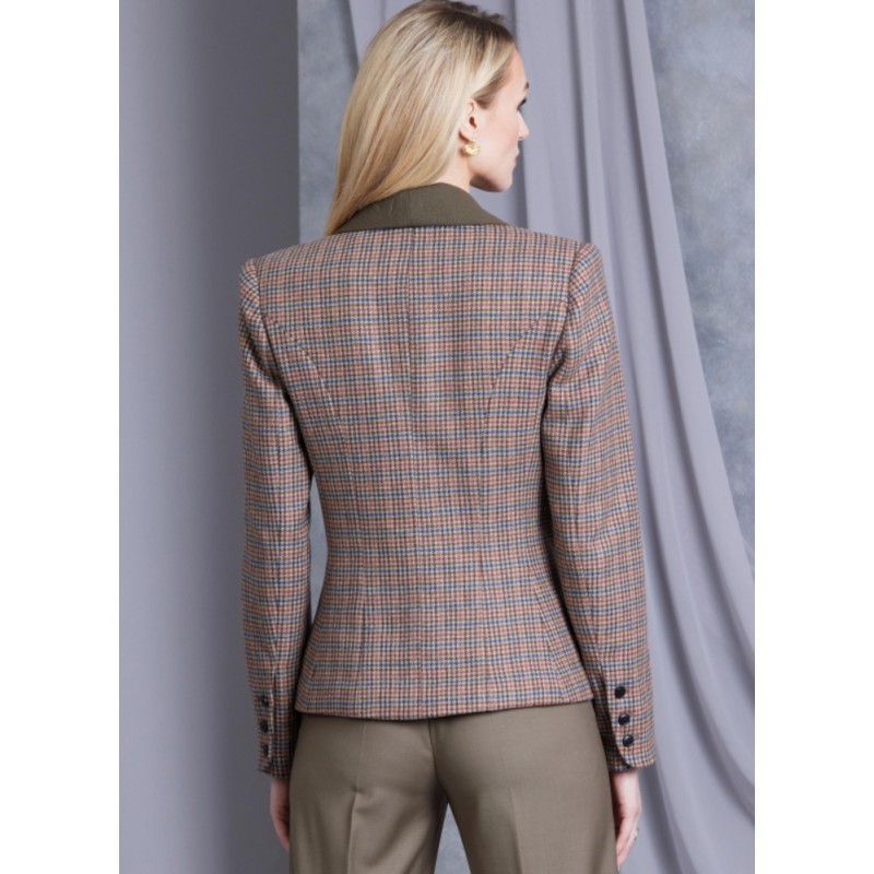 Vogue Patterns V1972 Misses' Semi-Fitted Lined Jacket with Shawl Collar