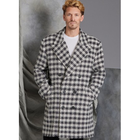 Vogue Patterns V1976 Men's Loose Fitting Coat in Two Lengths With ...