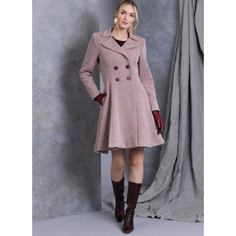Vogue Patterns V1971 Misses' Lined Fitted Double-Breasted Coat in Five ...