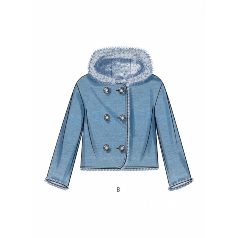 Simplicity Sewing Pattern S9832 Girls' and Boys' Hooded Jacket In Two ...