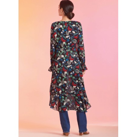 Simplicity Sewing Pattern S9747 Misses' Duster Jackets With Deep V-Neckline