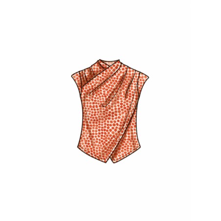 Simplicity Sewing Pattern S9783 Misses' Tops With Elegant Draped Silhouette