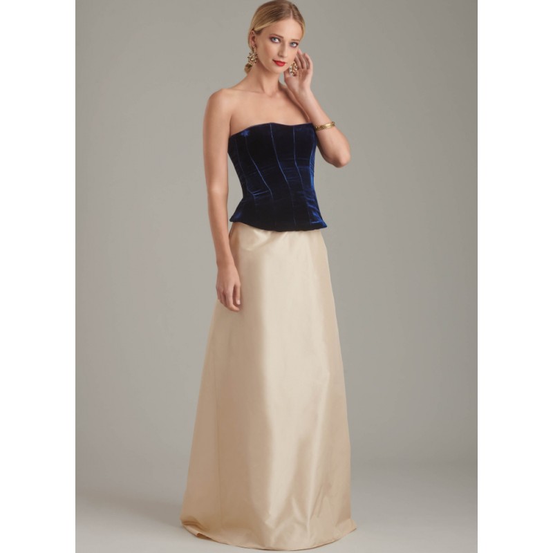 Simplicity Sewing Pattern S9880 Misses’ Lined and Boned Corsets and Sashes