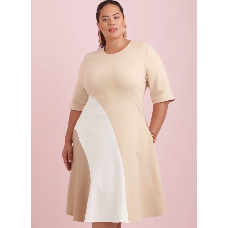 Simplicity Sewing Pattern S9887 Women’s Fitted Dress with Length Variations