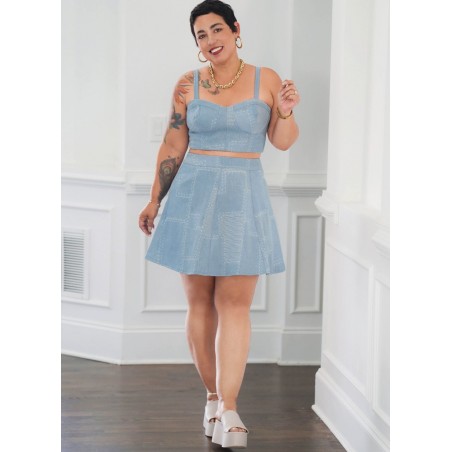 Simplicity Sewing Pattern S9894 Misses’ & Women’s Top and Skirt By Mimi ...