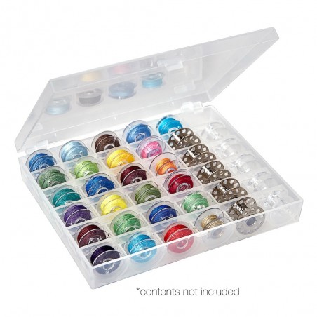 Hemline 25 Sewing Bobbin Box Plastic Or Metal Bobbins