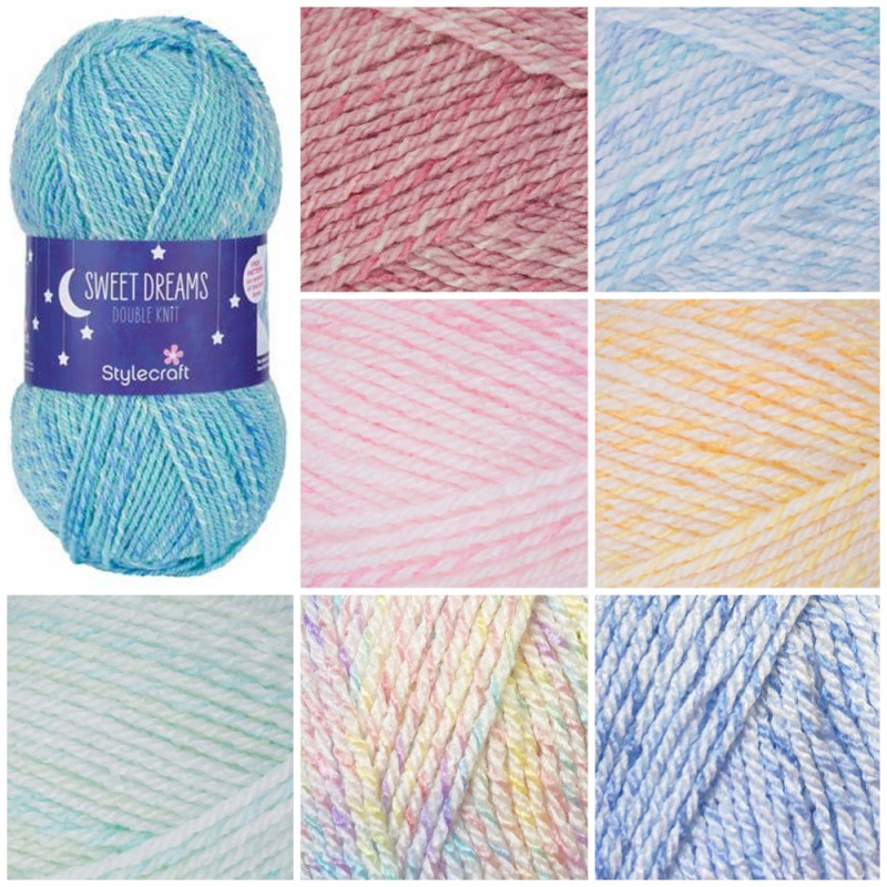 Stylecraft Sweek Dreams DK Baby Yarn 100g Ball Knitting Premium Acrylic ...