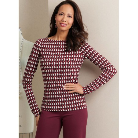 Butterick Sewing Pattern B6966 Palmer Pletsch Misses’ Knit Tops and ...