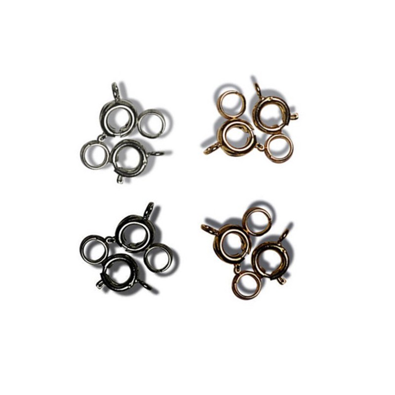 Jewellery Making Bolt & Spring Ring Fasteners: 4 Sets