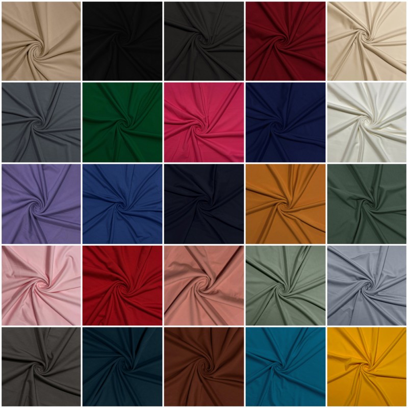 Plain Baby Roma Fabric 230 gsm – Soft 4-Way Stretch, 150 cm Wide