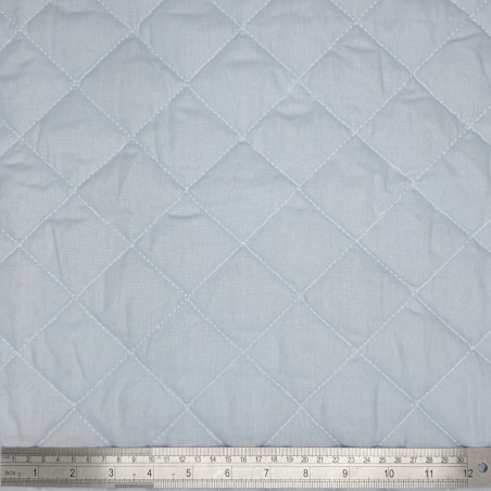 Quilted Polycotton Fabric Diamond Design 2oz Wadding Backing 115cm Wide