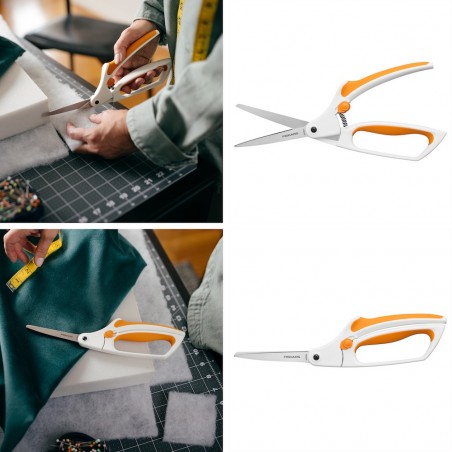 Fiskars EasyAction™ 26cm Sewing Scissors Precision Fabric Cutting ...