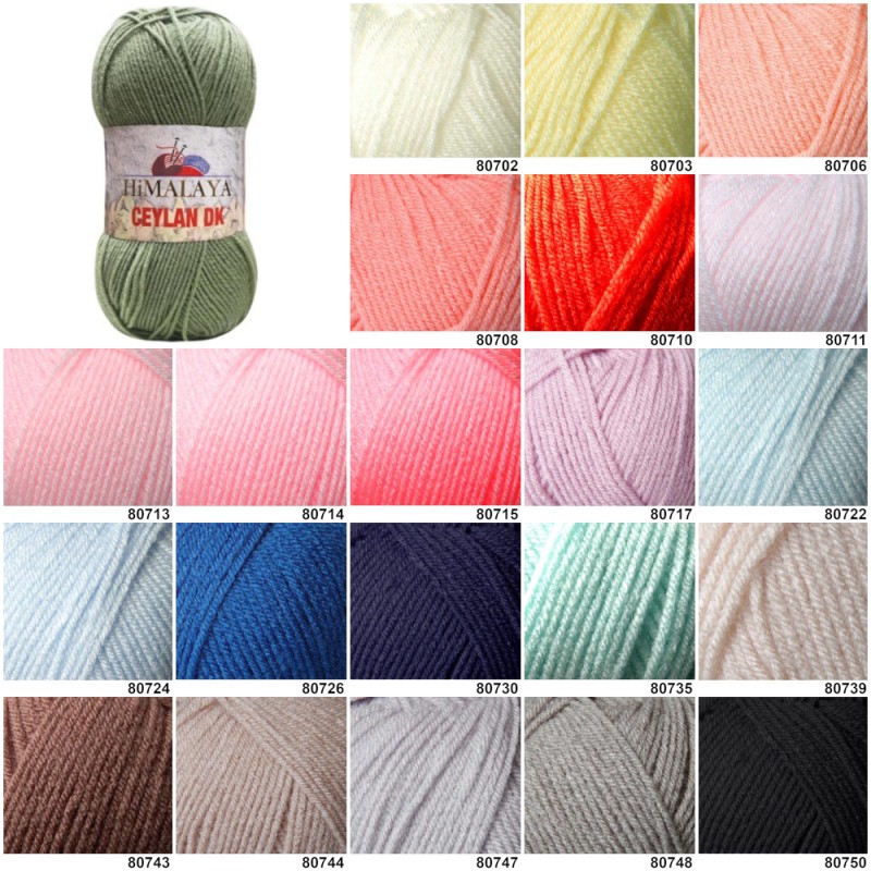 Himalaya 100g Super Soft DK Wool Yarn Knitting Acrylic Worsted