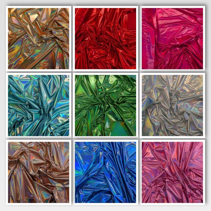 Two-Tone Foil Spandex Fabric – 4-Way Stretch Jersey | 150cm Wide