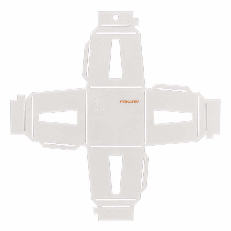 Fiskars 3D Lantern Template – Votive Paper Craft Tool with Score Lines