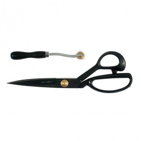 Milward Tailors Shears and Tracing Wheel Gift Set – 28cm Black Sewing ...
