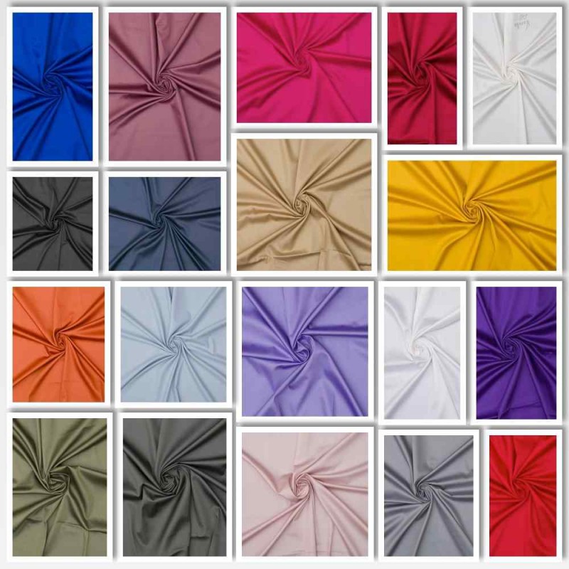 Better Cotton Sateen BCI Fabric | 100% Cotton | 145cm Width ...