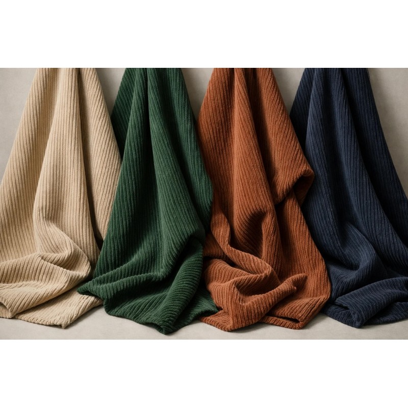 Corduroy Washed 4.5 Wale Cotton Fabric John Louden Soft Needlecord ...