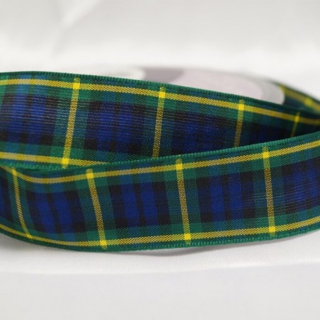 Berisfords Gordon Scottish Woven Tartan Ribbon 7mm - 40mm