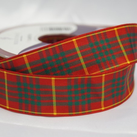 Berisfords Cameron Scottish Woven Tartan Ribbon 7mm - 40mm