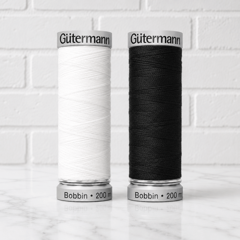 Gutermann Sulky Bobbin Thread 200m Polyester Machine Embroidery Thread ...