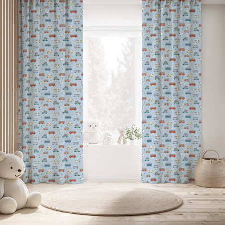 100% Cotton Fabric Emma Lawrence Designs Cozy Campers 140cm Wide
