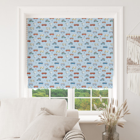 100% Cotton Fabric Emma Lawrence Designs Cozy Campers 140cm Wide