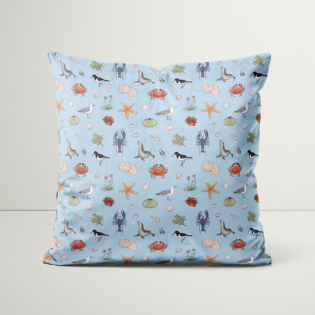 100% Cotton Fabric Emma Lawrence Designs On The Seashore 140cm Wide