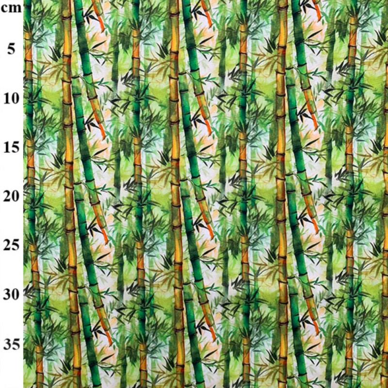 100% Cotton Poplin Fabric Rose & Hubble Berkeley Drive Bamboo Forest ...
