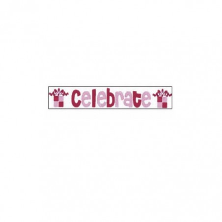 Celebrate Ribbon 25mm x 3m Party Birthday Multi Colour Celebration