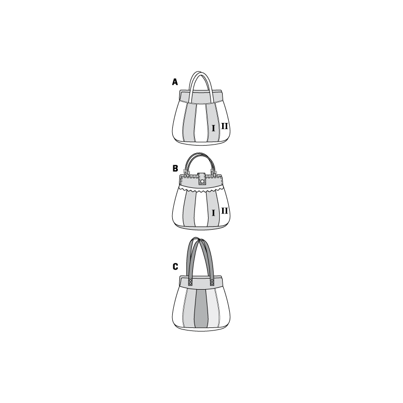 Burda Bag Fabric Sewing Pattern 7264